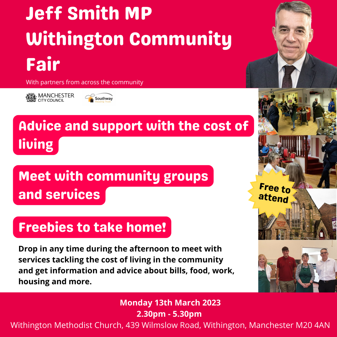 13th March 2023 – Jeff Smith MP Community Fair – JEFF SMITH MP