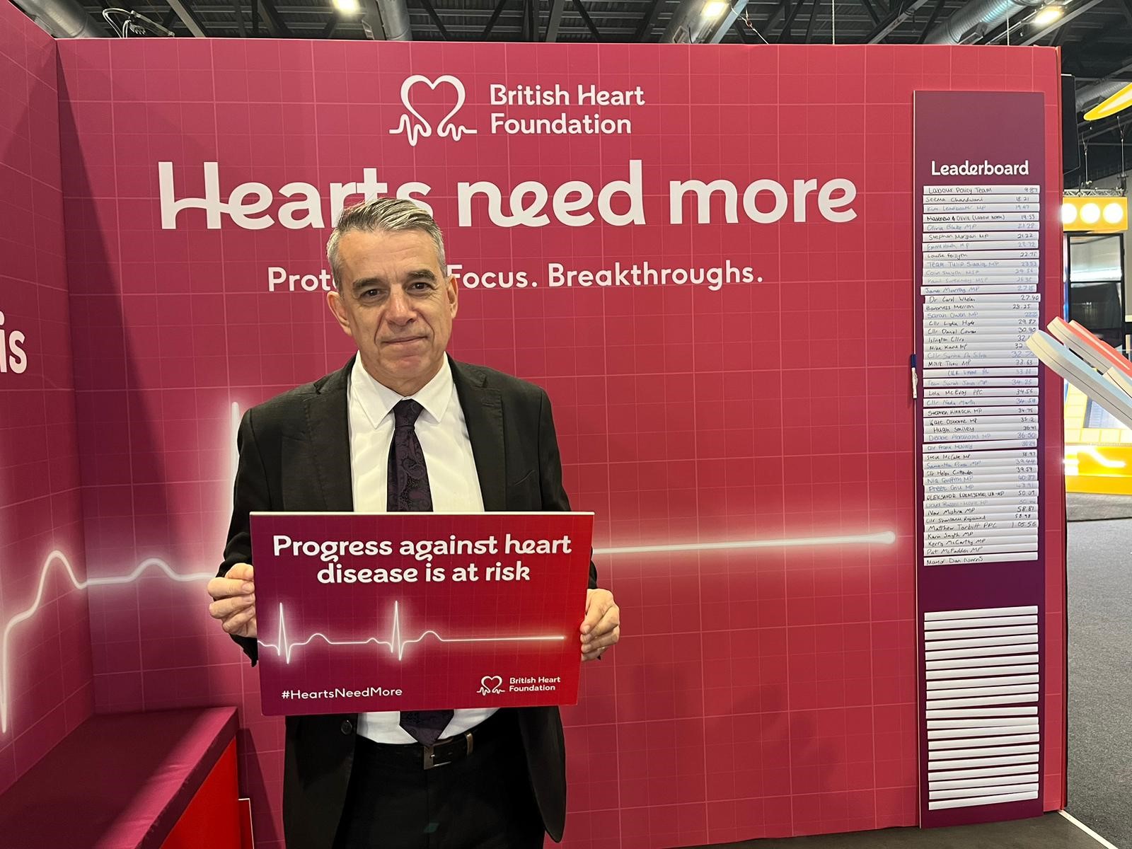 Jeff Smith MP and BHF join forces to stop the heart care crisis in its ...